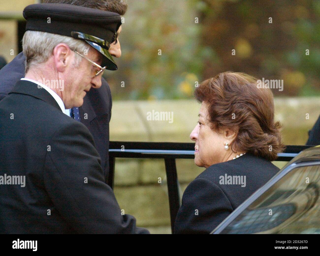 Lady Anna Stakis, widow of Sir Reo Stakis, arrives at the Greek ...