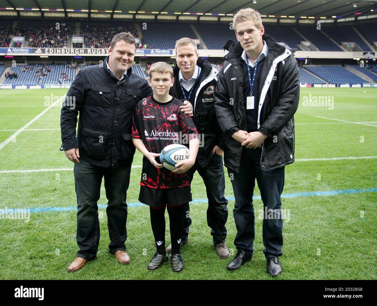 Edinburgh rugby matchday mascot Stock Photo - Alamy