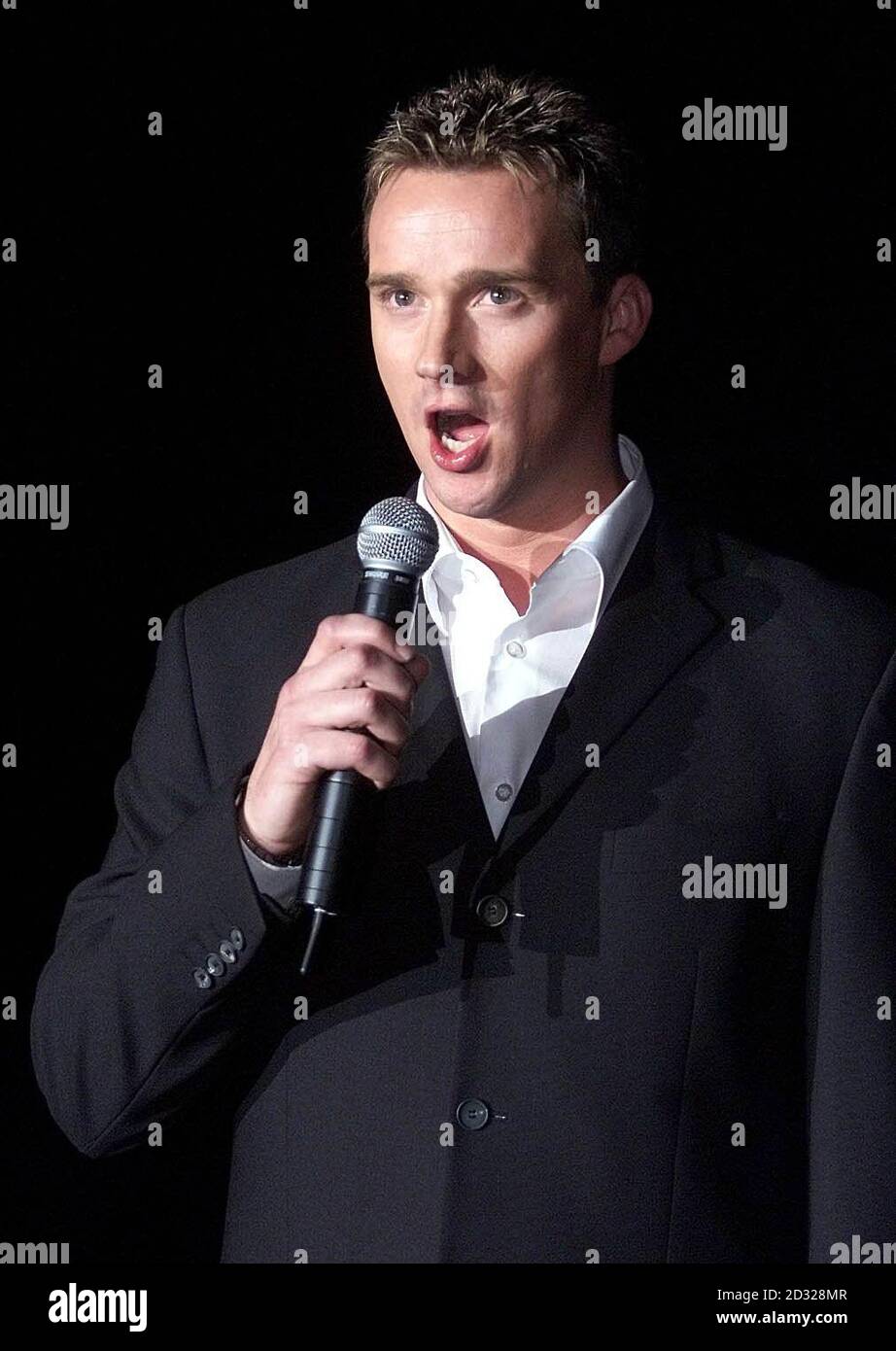 Opera Singer Russell Watson sings to the crowds during the charity ...