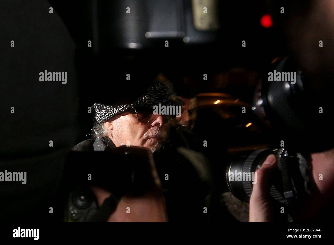 Former pop star Gary Glitter, whose real name is Paul Gadd, returns to ...