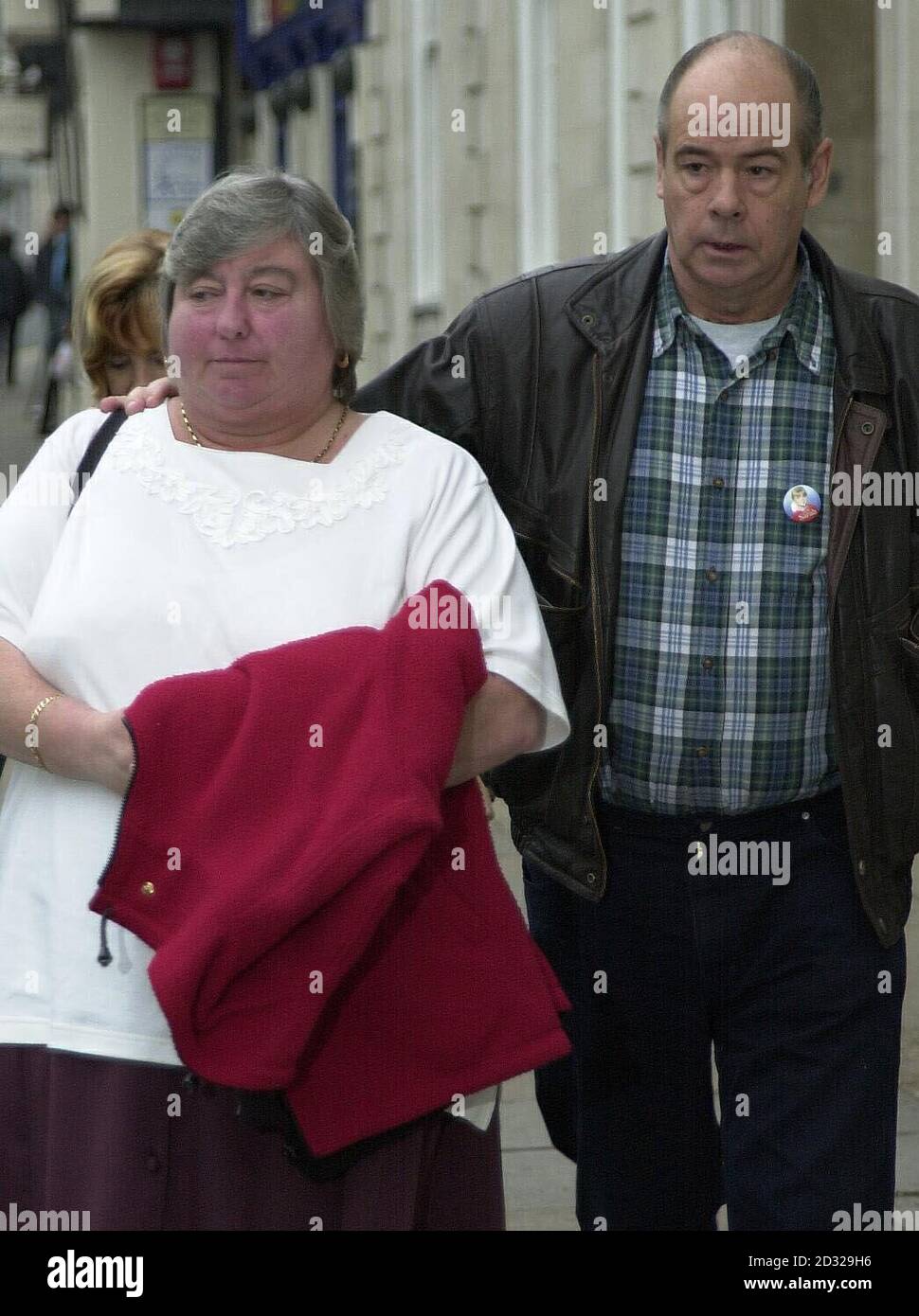 The grandparents of Sarah Payne, Terry and Lesley, arrive at Lewes ...