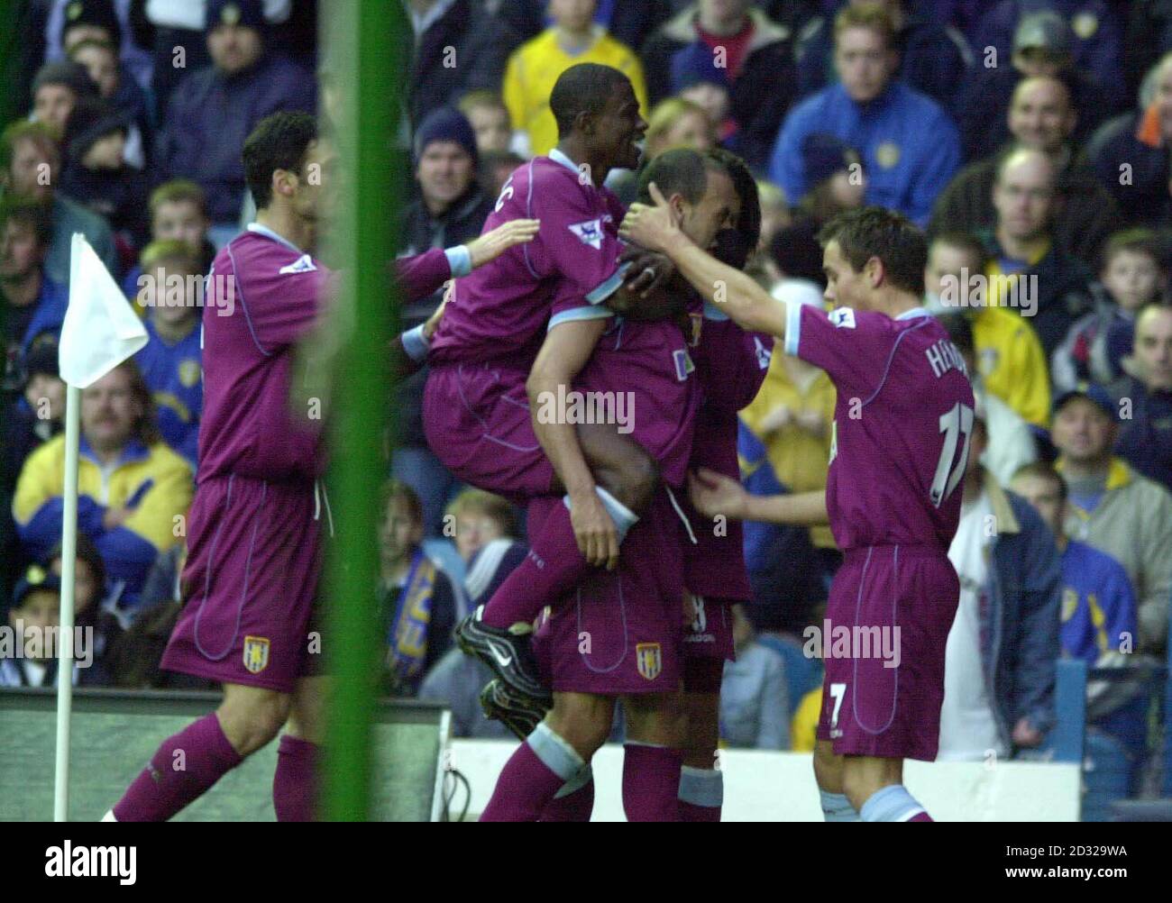 Everton's Tomasz Radzinski (right) and Sunderland's Darren Williams in ...