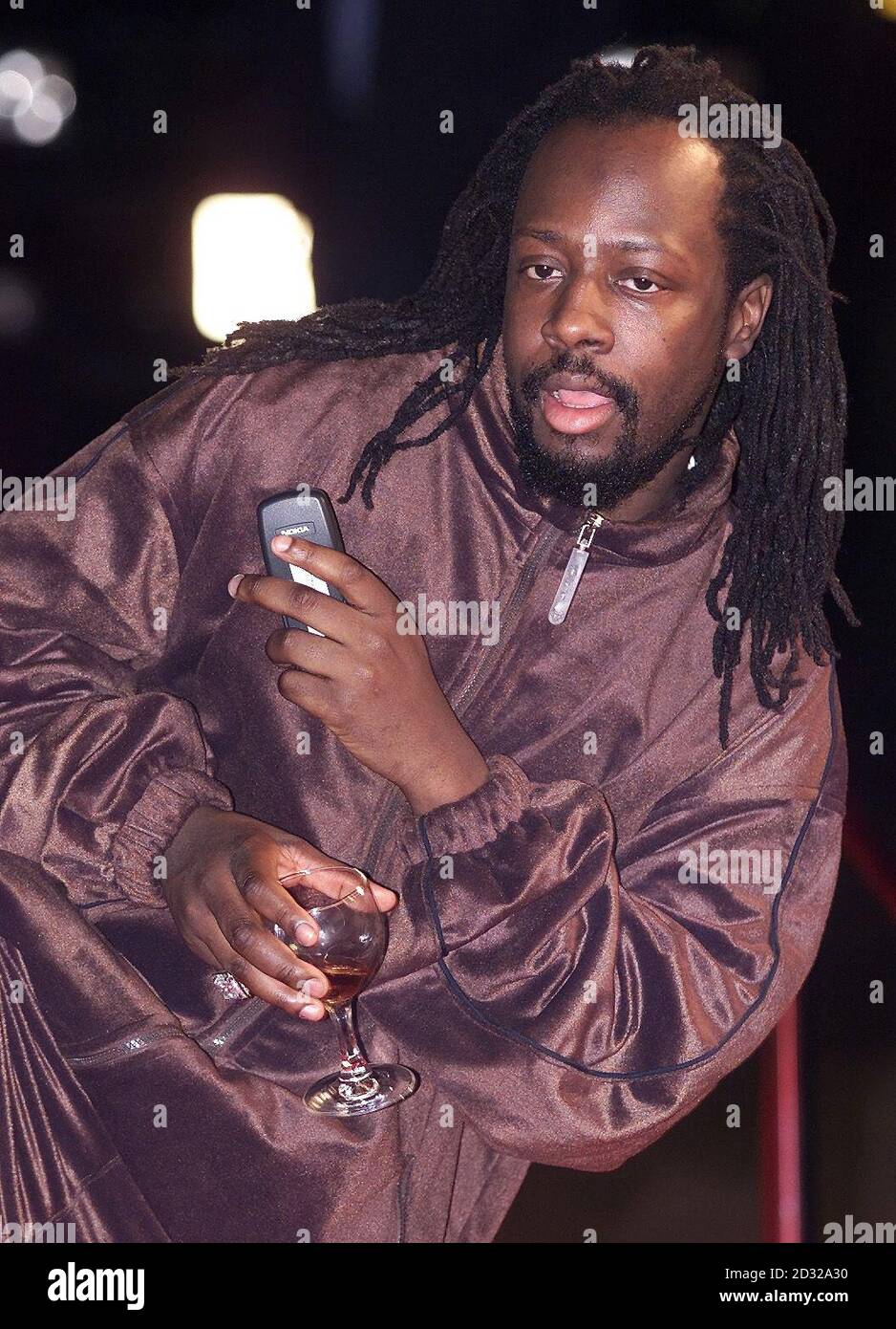 Wyclef Jean arrives at the Manchester Evening News Arena, for the first ...