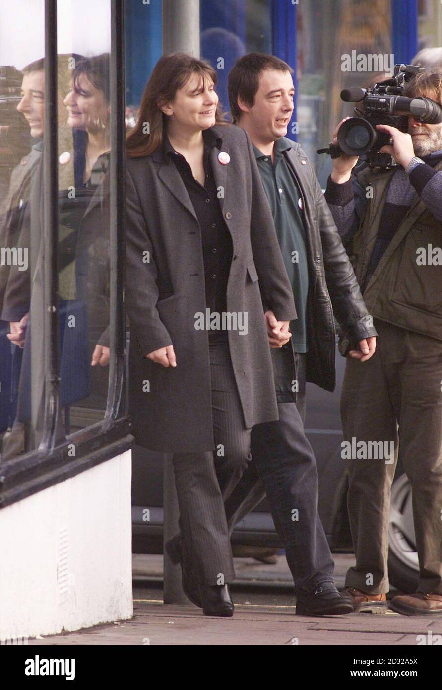 Sara and Michael Payne arrive at Lewes Crown Court in East Sussex where ...