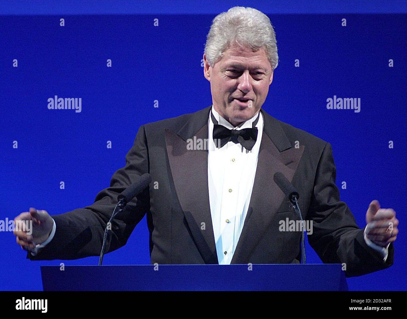 Former US President Bill Clinton speaks at the Jewish National Fund ...
