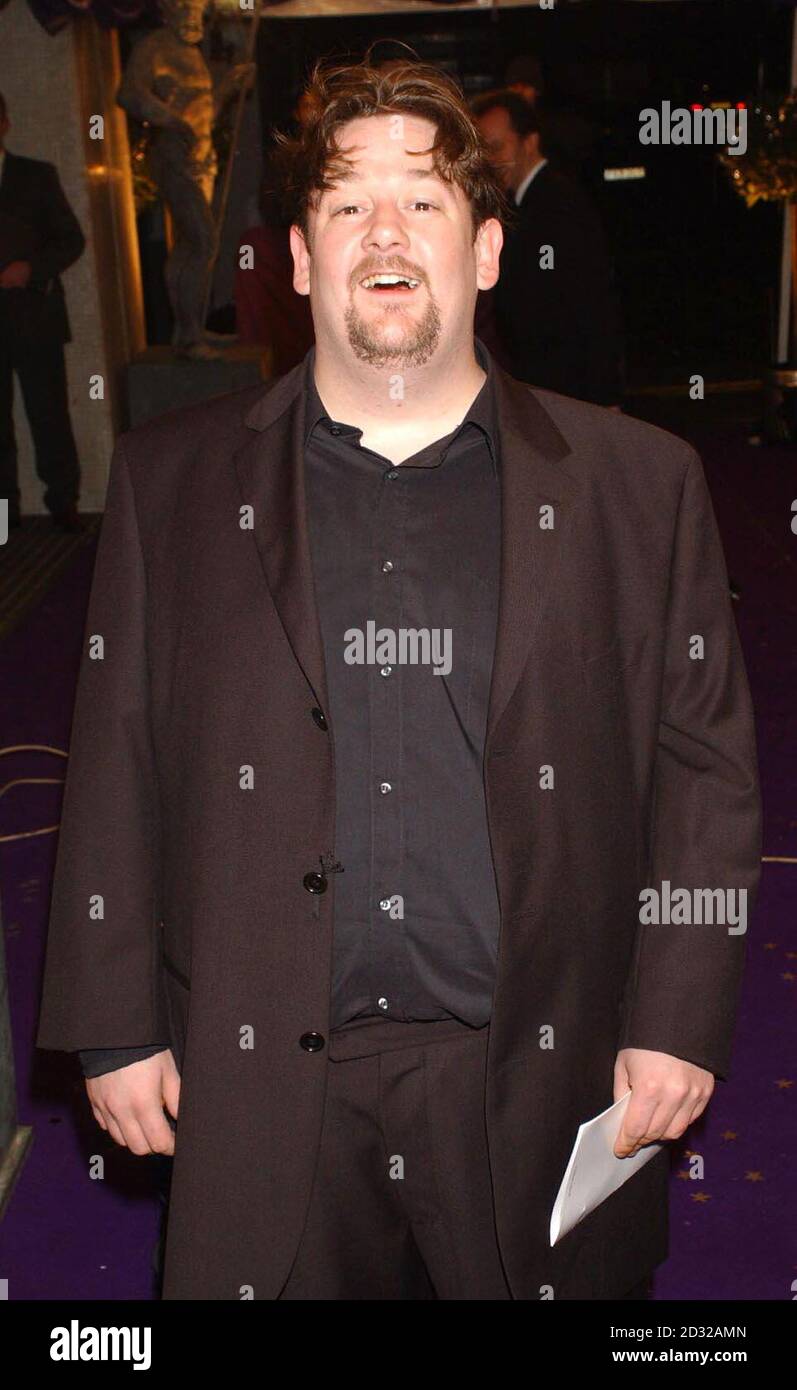 Comedian Johnny Vegas arriving for the 2001 British Comedy Awards at ...