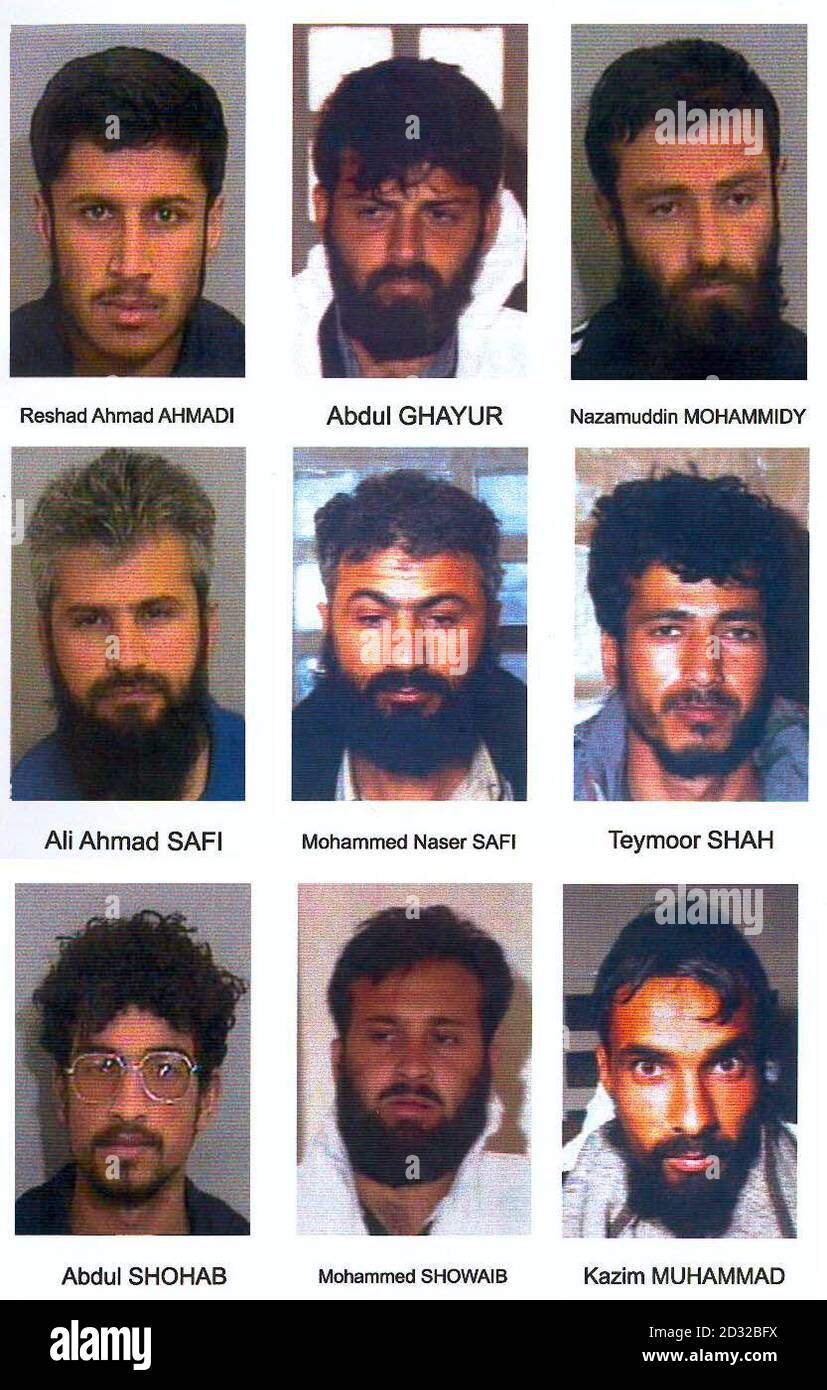 Essex police pictures of nine men who were sentenced at the Old Bailey ...