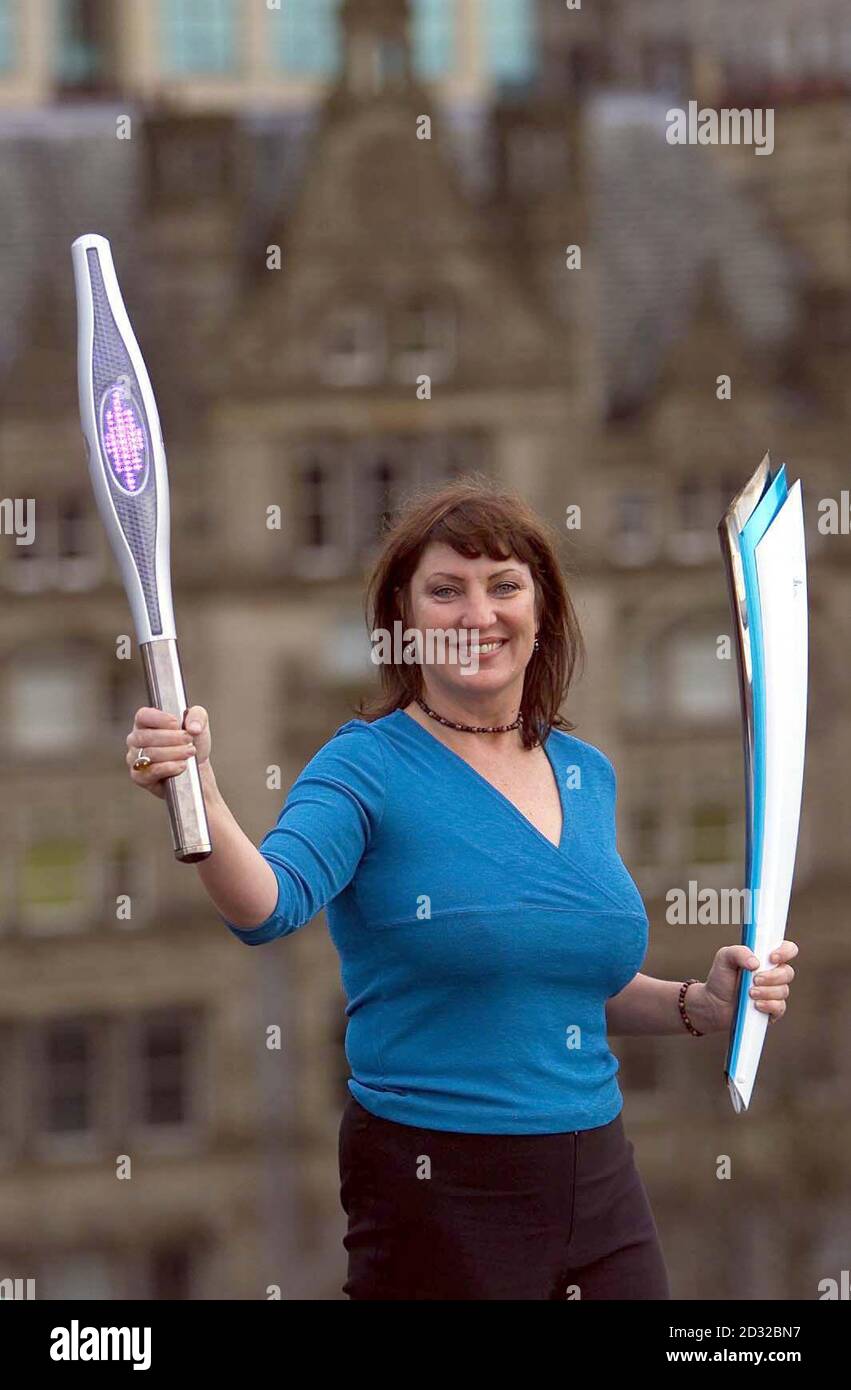 Director of The Queen's Jubilee Baton Relay, Di Henry with the ...