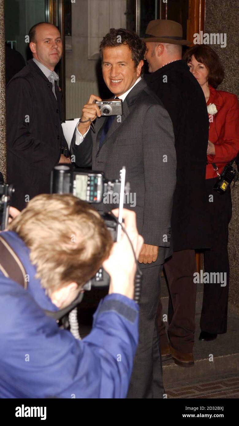 Mario Testino arrives at the National Portrait Gallery in London for a ...