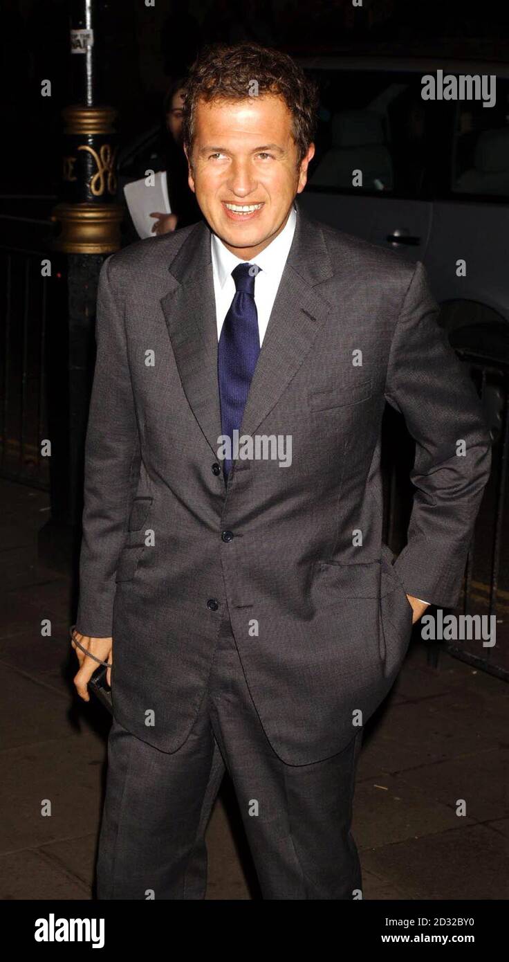 Mario Testino arrives at the National Portrait Gallery in London for a ...