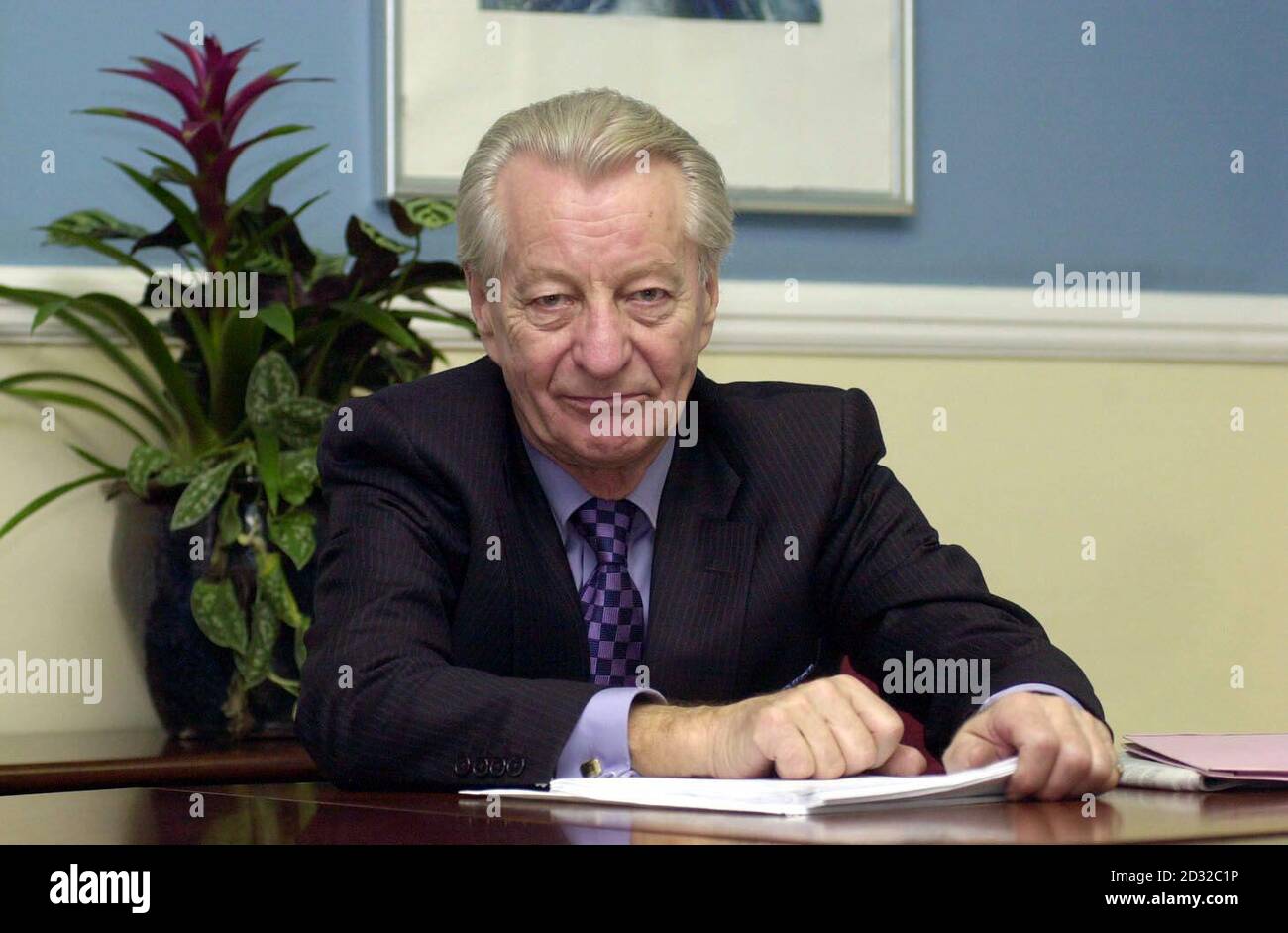Professor Robert Pinker sits inside the headquarters of the Press ...