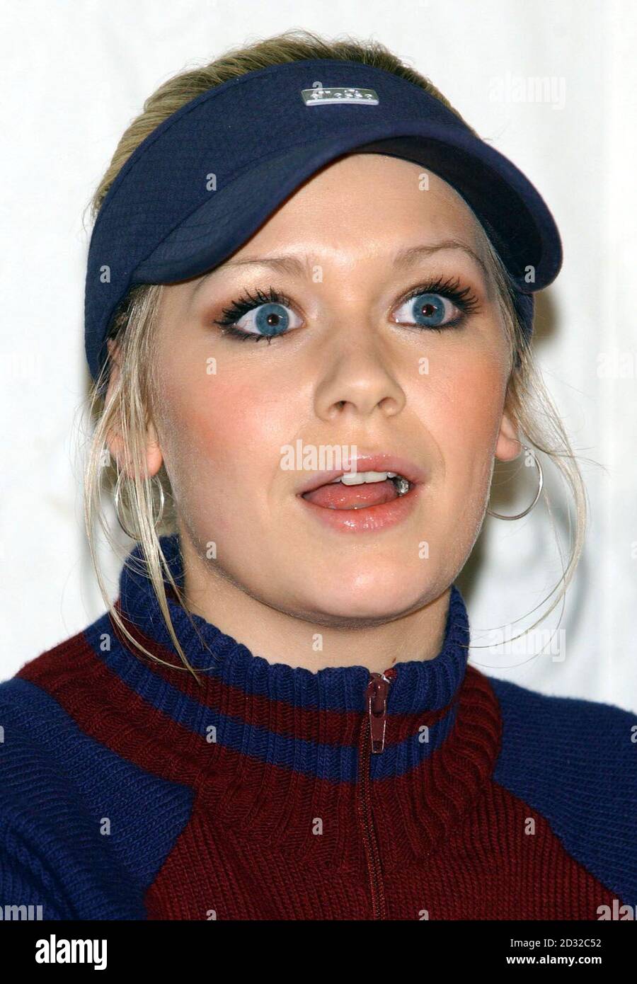 Hear'Say member Suzanne Shaw, during a photocall at Brixton Rehearsal ...