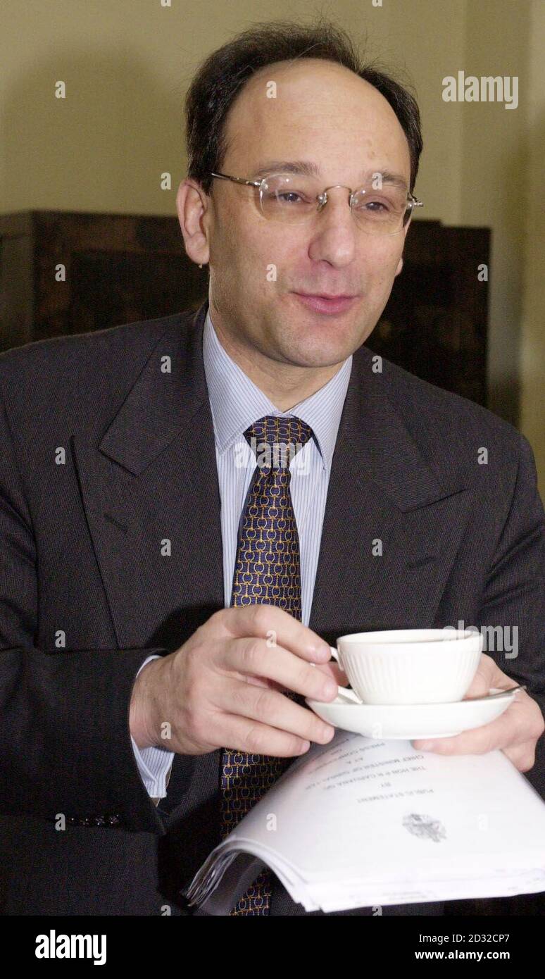 The hon chief minister gibraltar peter caruana qc relaxes hi-res stock photography and images ...