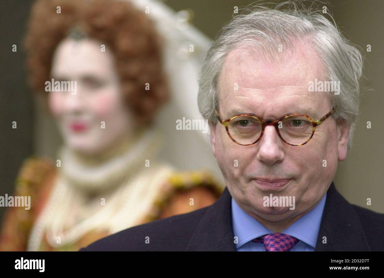 Television Historian David Starkey stands within the grounds of ...