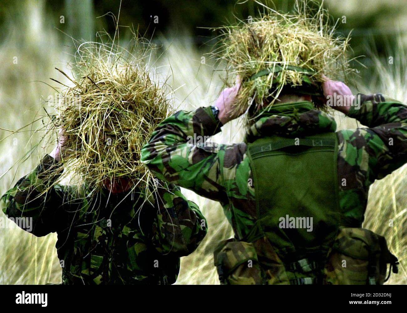 Members of 45 Commando, the Scottish marines unit being sent to ...