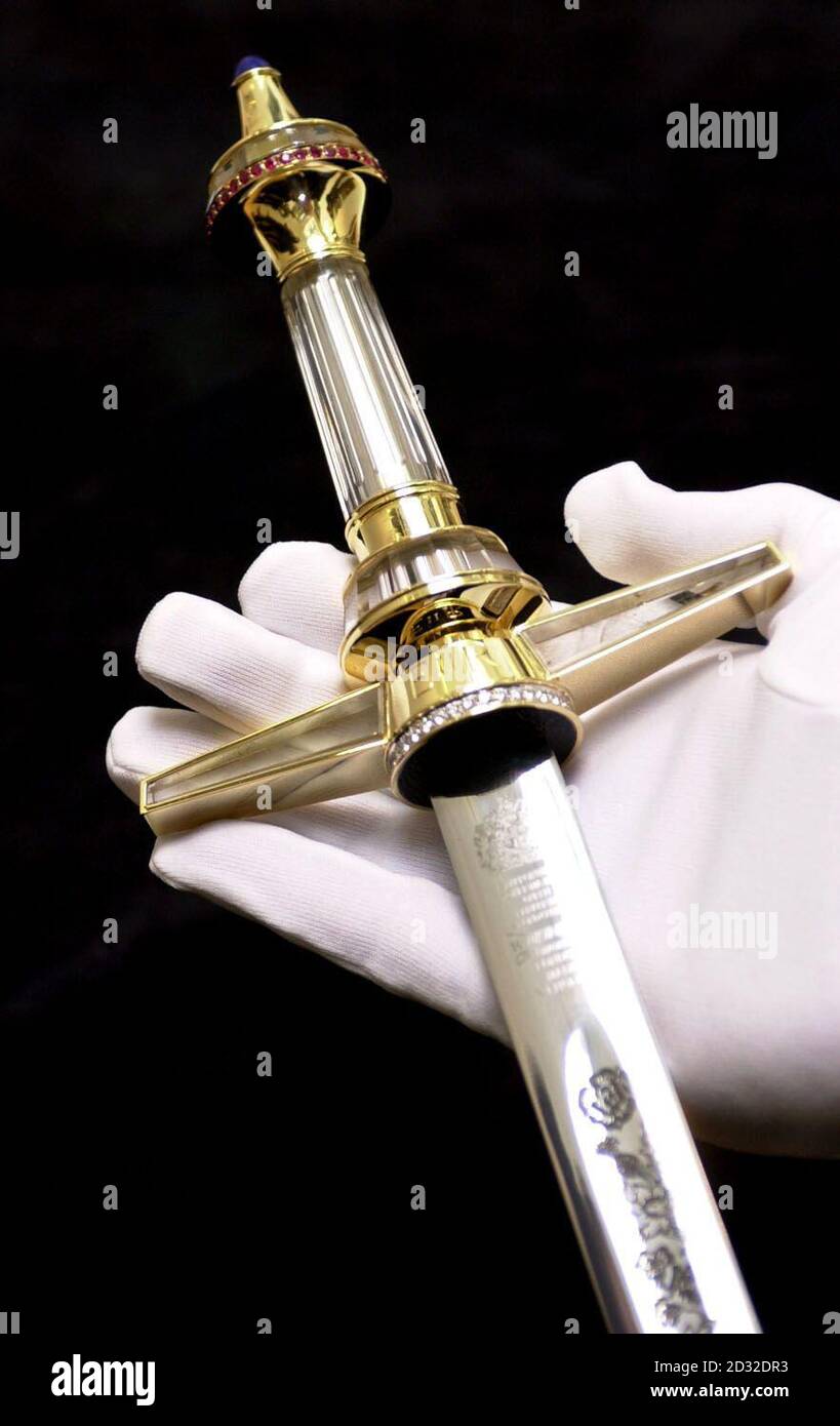 Wilkinson Sword's Sales and Marketing Manager Phil Melling displays the ...