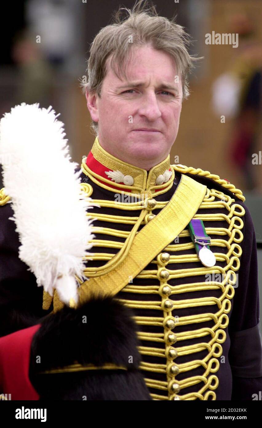 The Commanding Officer of the King's Troop, Major Simon Hall, returns ...