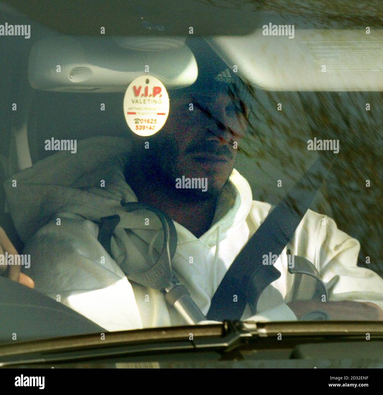 Manchester United and England midfielder David Beckham arrives at his ...