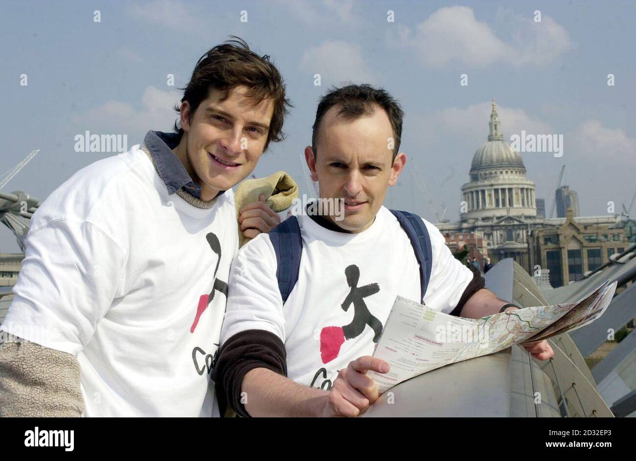 34-year-old Parkinson's sufferer, Tom Isaacs (right), is joined by ...