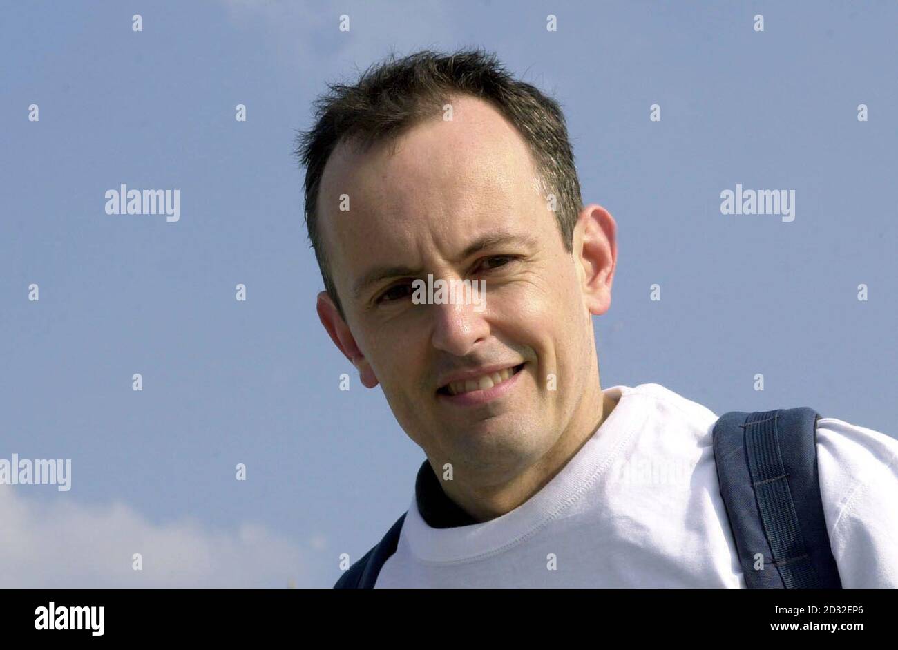 Tom isaacs at the millennium bridge in london hi-res stock photography ...