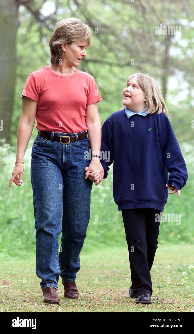 Keeley Beytell-Heron, 12, from Histon, Cambs, with her mother, Judy ...