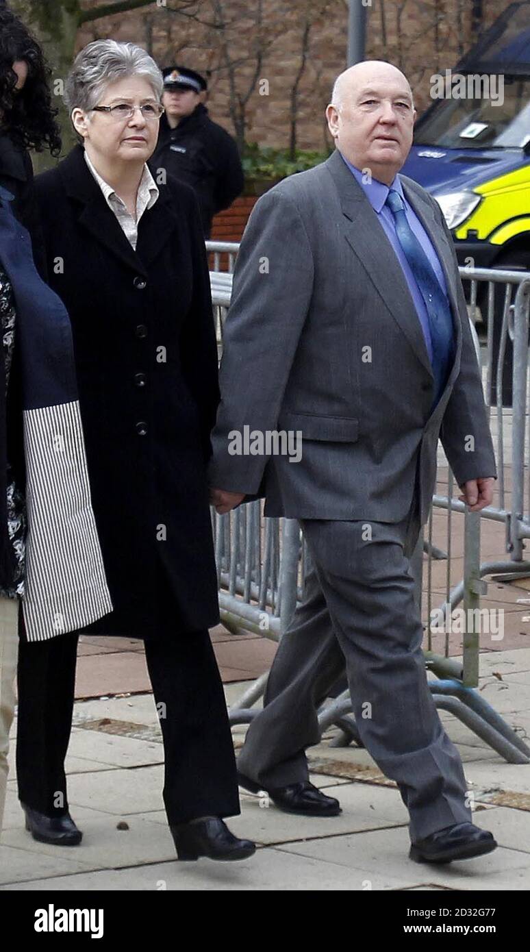 June and Paul Bone the parents of Pc Fiona Bone, arrive at Preston ...