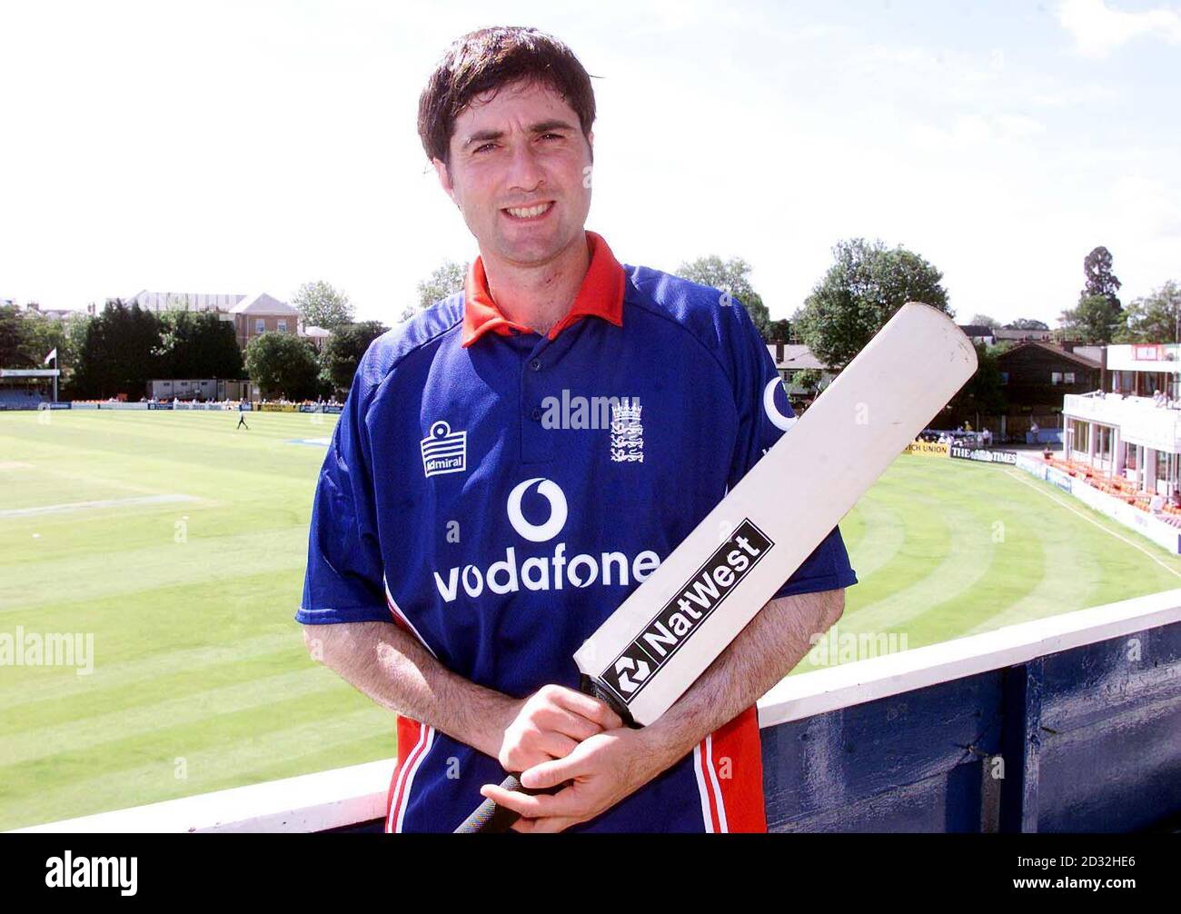 Essex batsman Ronnie Irani at Essex county ground in Chelmsford, Essex ...