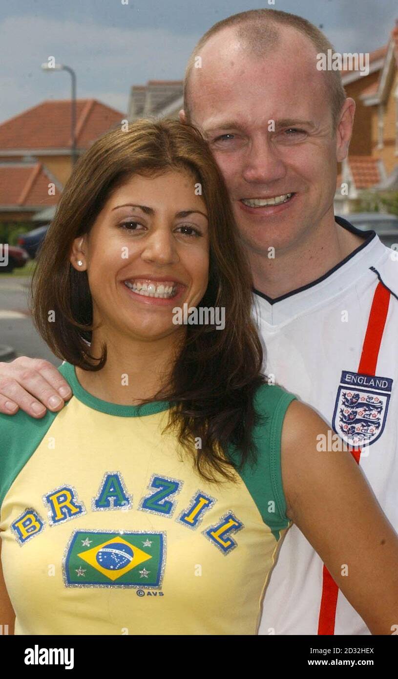 Englishman Gareth Godwin, 36, and Brazilian Paula McGrory, 26, who are ...