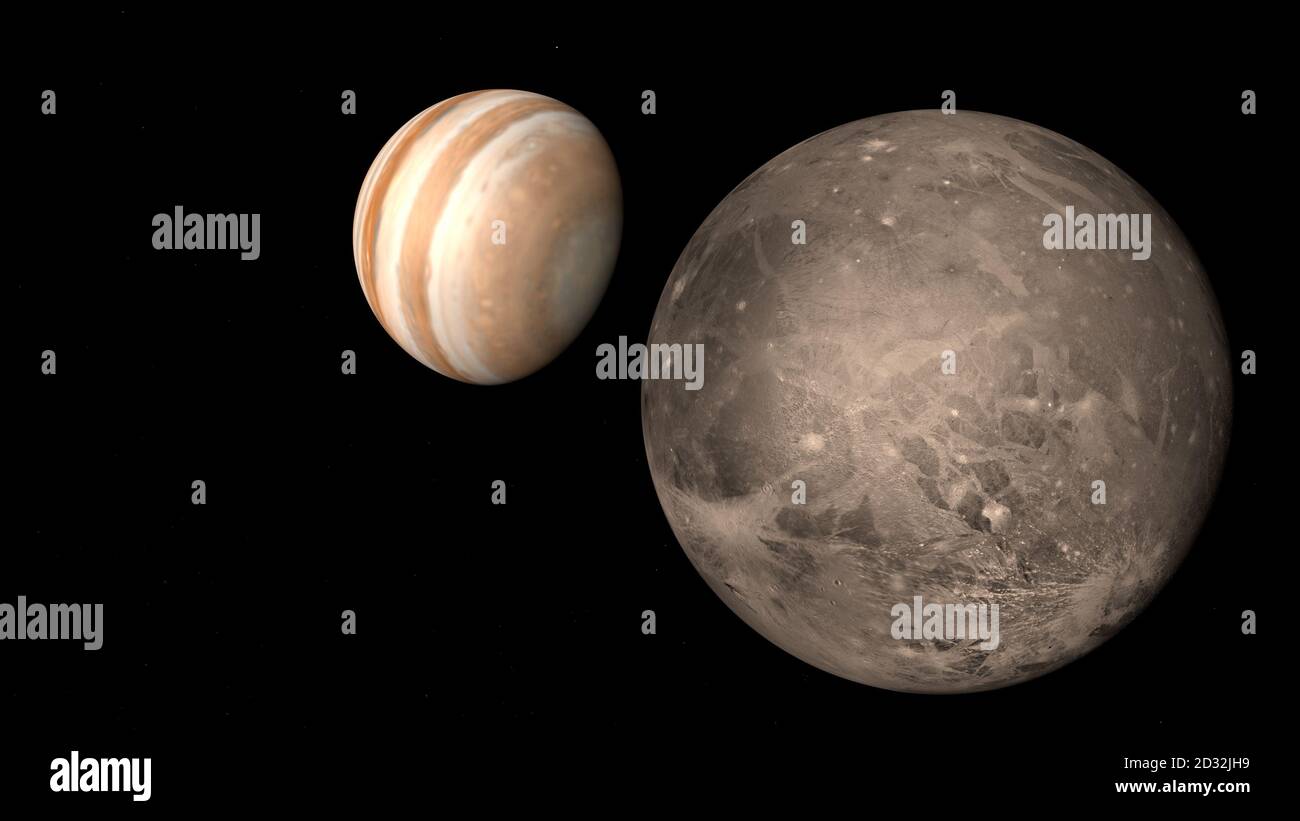 Ganymede and crater hi-res stock photography and images - Alamy