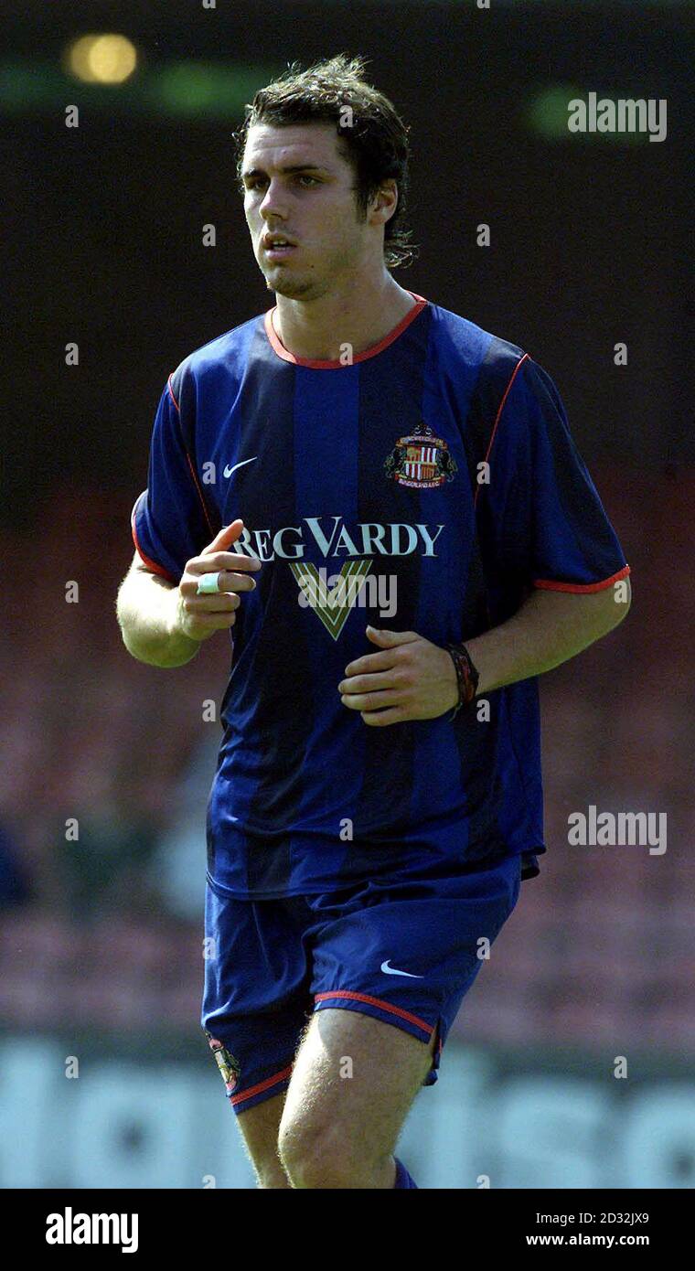 Michael Reddy in action for Sunderland during their pre-season friendly ...