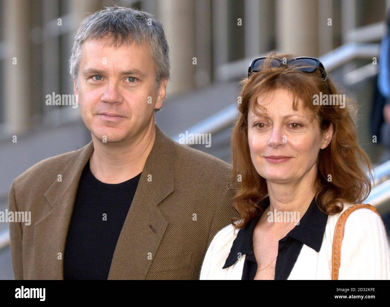American acting couple Tim Robbins and Susan Sarandon appear for a ...