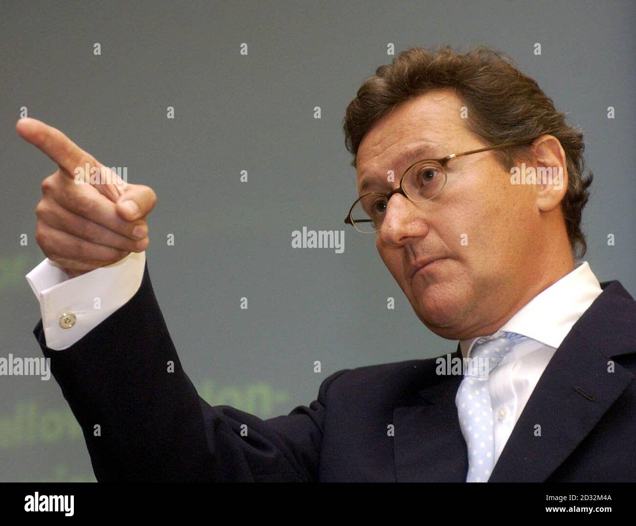 Dr John Chipman with his report on the net assessment of Iraq's weapons ...