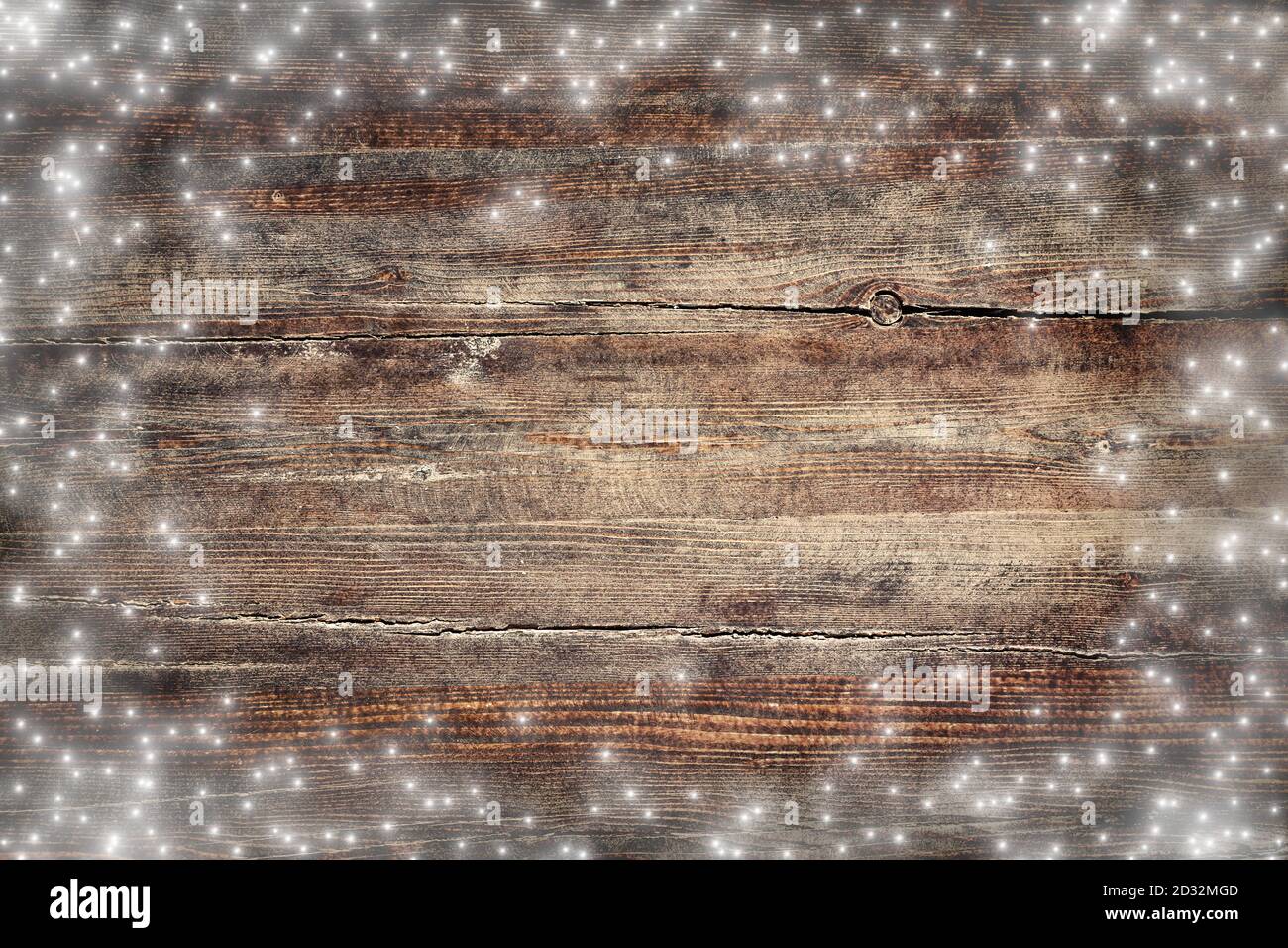 Christmas background with snowflakes and wooden texture Stock Photo - Alamy