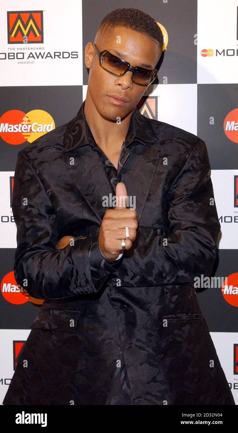 Romeo from So Solid Crew at the 2002 MOBO (Music of Black Origin ...