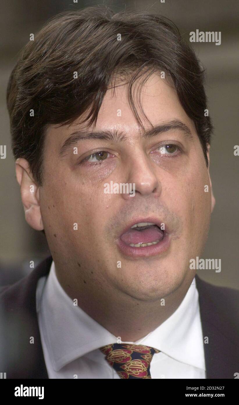 Former MI5 employee David Shayler talks to the media outside the Old ...