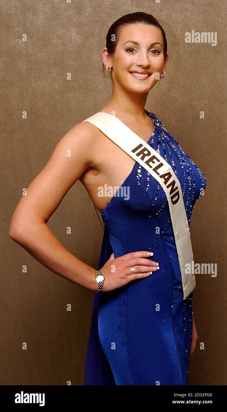 Miss Ireland - Linda More Duffy, 22, of Galway, one of five contestants ...