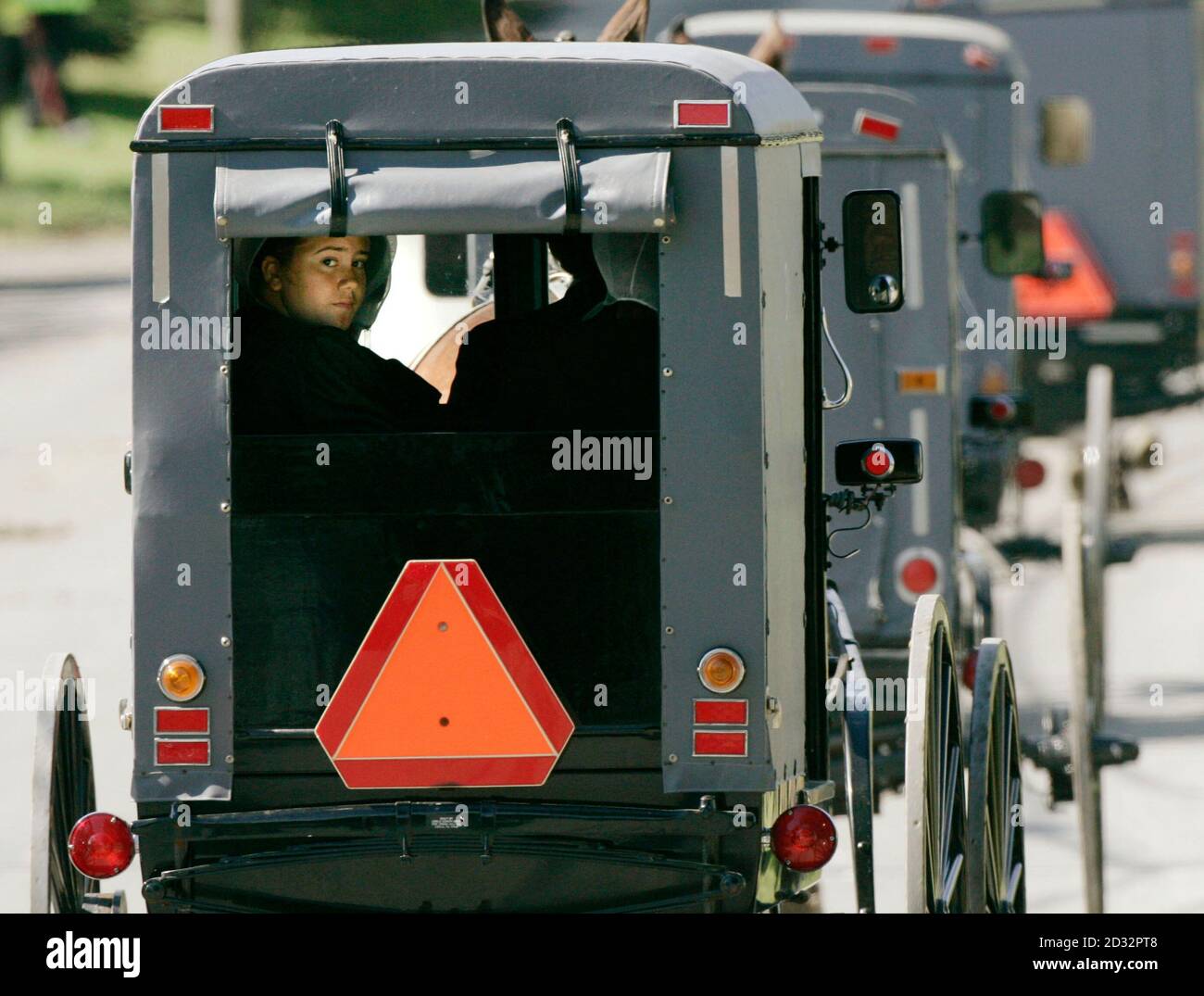 Amish funeral procession hi-res stock photography and images - Alamy