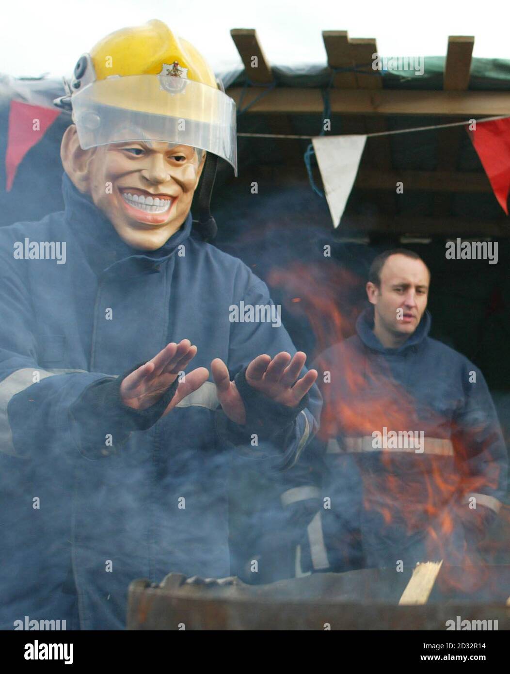 Picket line thompson street firestation hi-res stock photography and ...