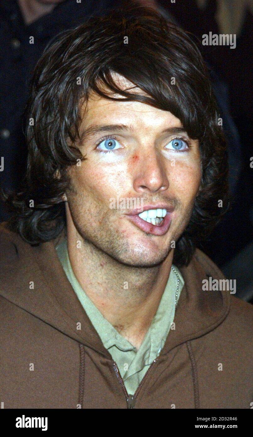 Wayne Roberts, husband of model and TV presenter Melinda Messenger at ...