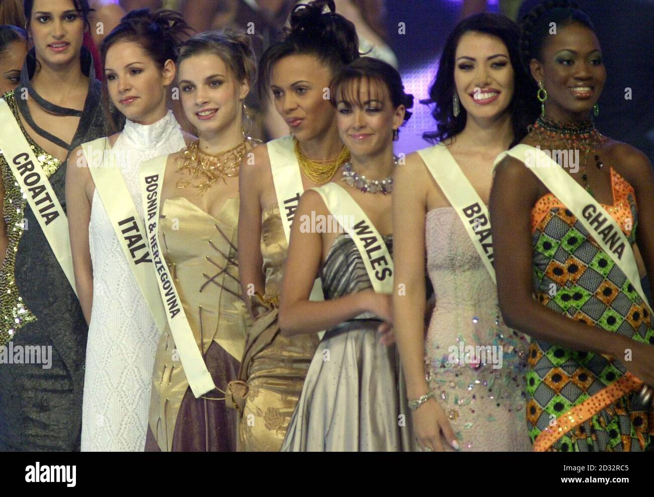 Miss Wales Michelle Bush during the Miss World Contest at Alexander ...