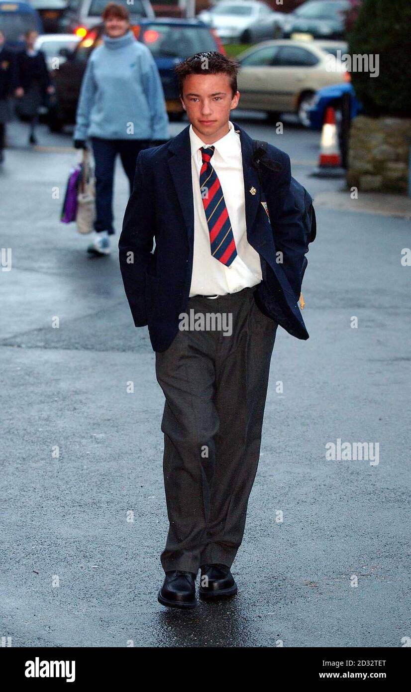 Teenage sailor Seb Clover, returns to Ryde School on the Isle of Wight ...