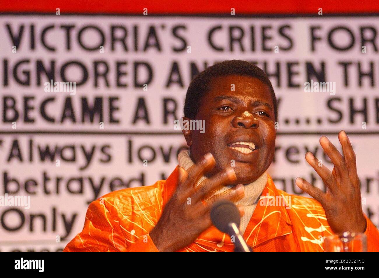Francis Climbie, father of murdered child Victoria Climbie, speaks ...