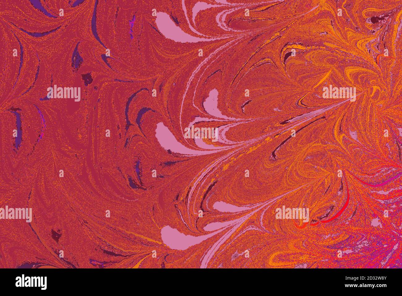 Abstract background of an oil painting with colorful swirls and wavy ...