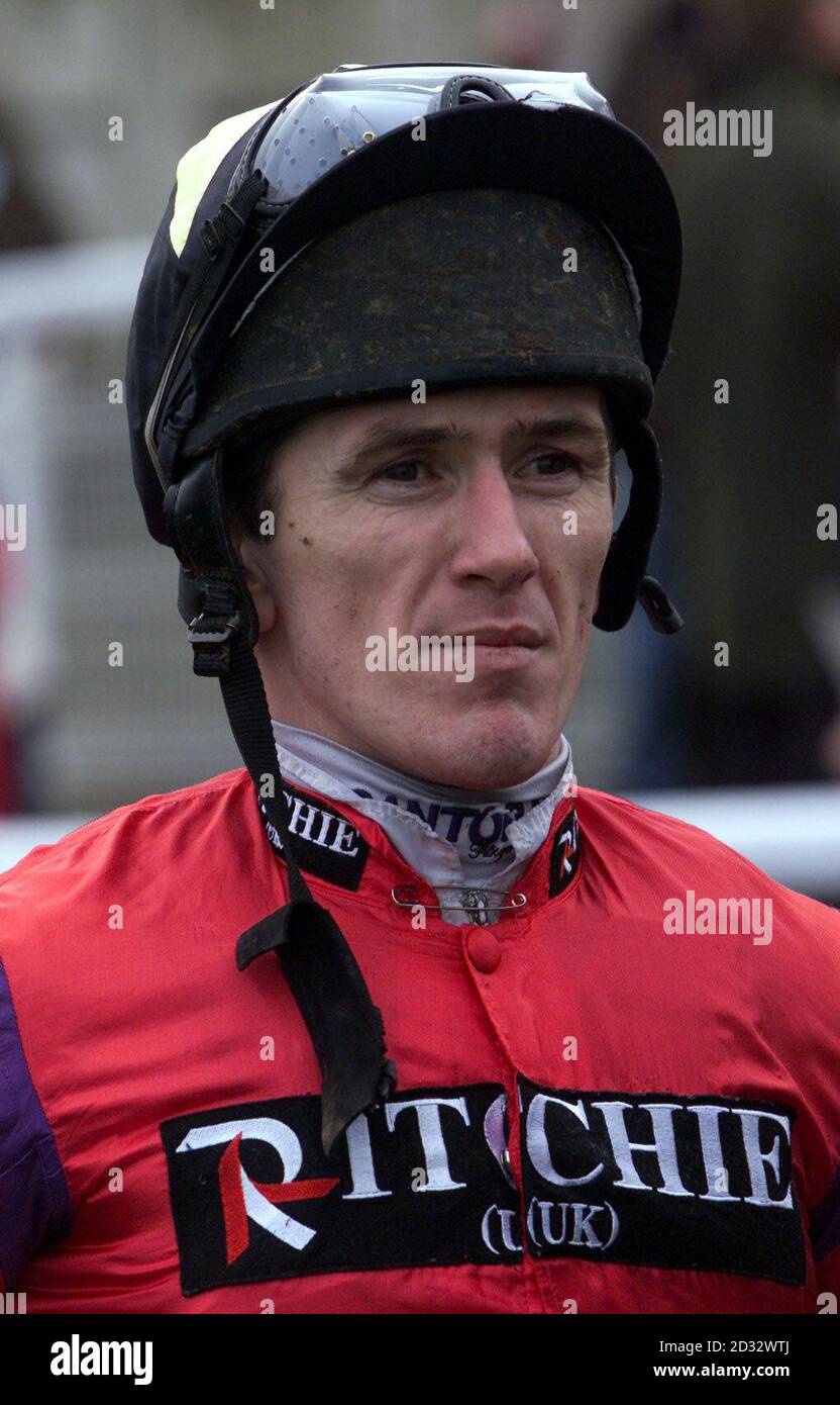 Jockey Tony McCoy at Chepstow races Stock Photo - Alamy