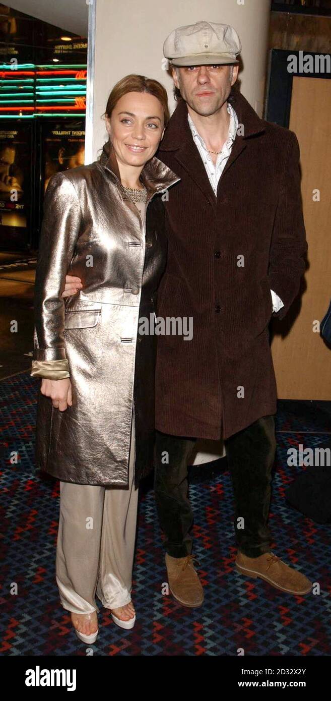Singer Bob Geldof and his partner Jeanne Marine arrive for the UK ...