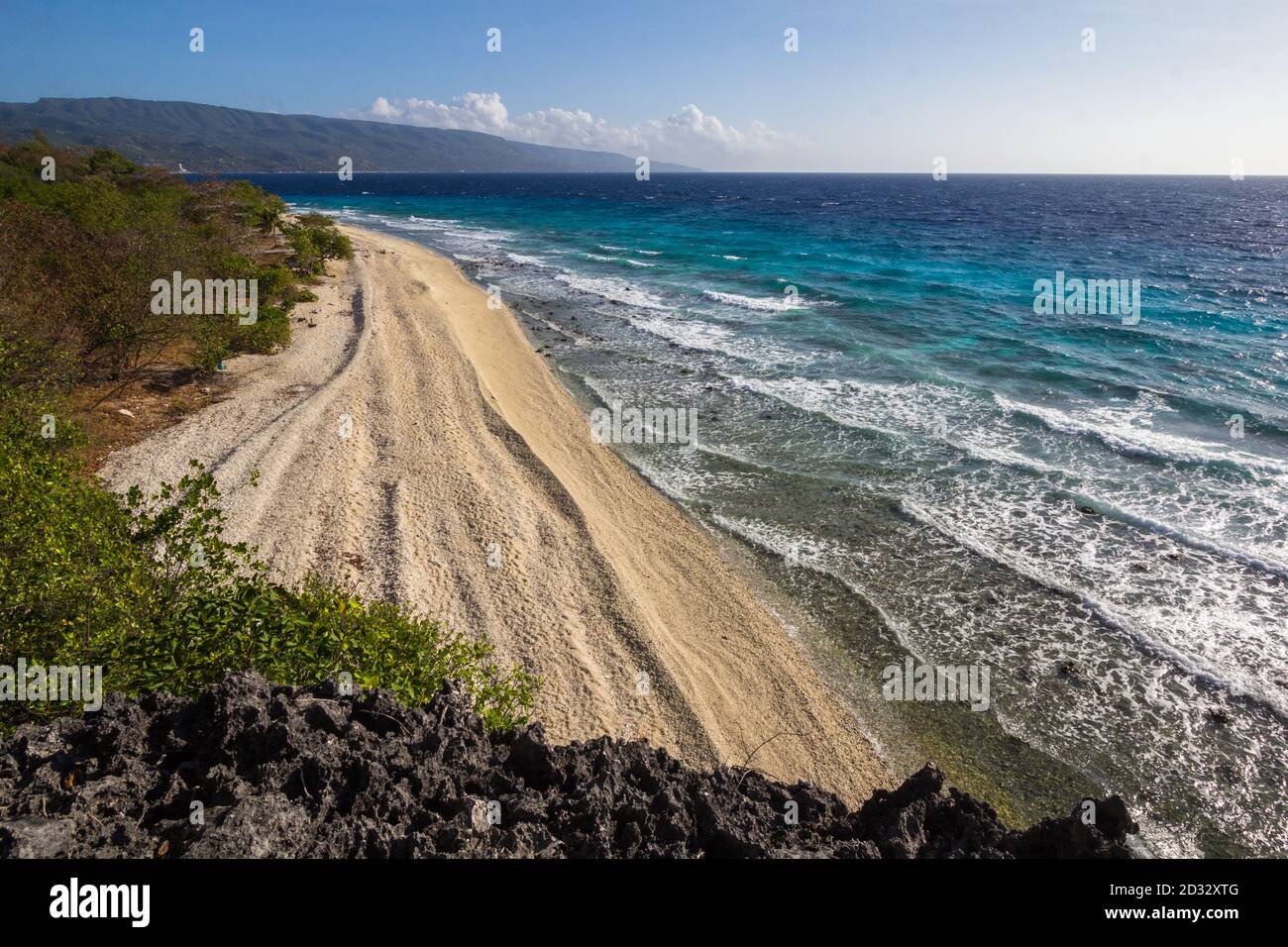 Beach at Bluewater Sumilon Island Resort Stock Photo - Alamy