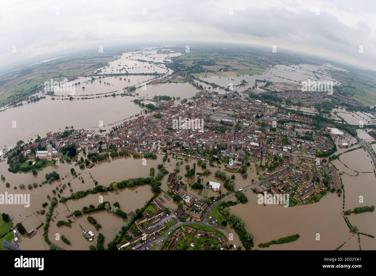 Tewkesbury Flooding Aerial High Resolution Stock Photography and Images ...