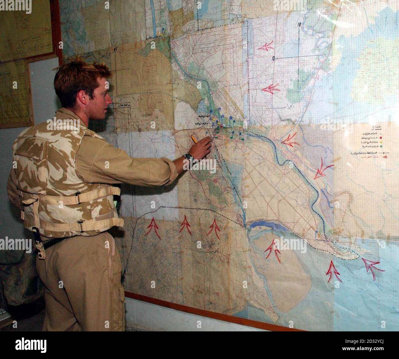 Map Iraq 2003