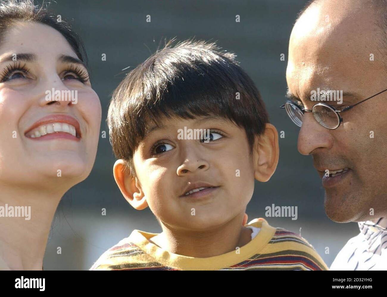 A happy day for Zain Hashmi and his parents Raj (rt) and Shahana after ...