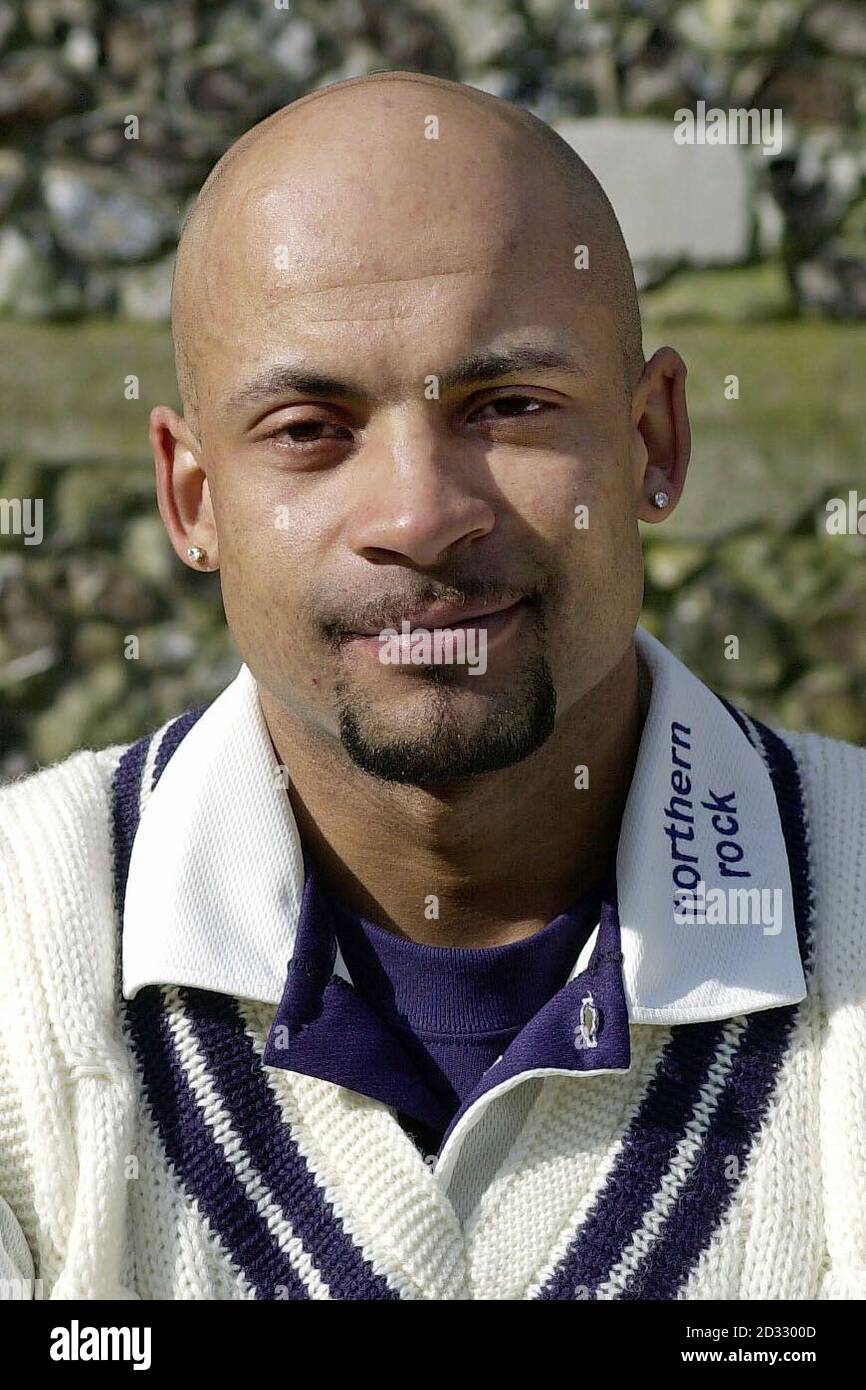 Middlesex cricket Club player David Alleyne Stock Photo - Alamy